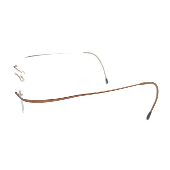 Silhouette | Accessories | Silhouette 7395 4 6069 Titanium Brown Rimless Eyeglasses Frames 2 150 ...
